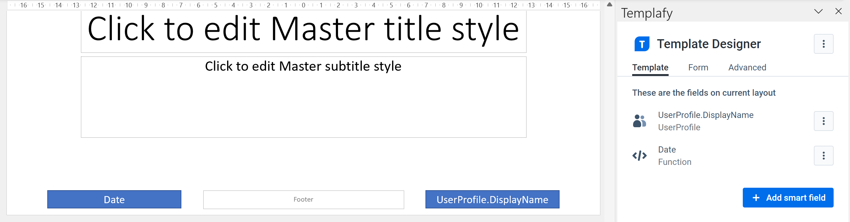 How to create Smart fields in PowerPoint – Templafy Help center