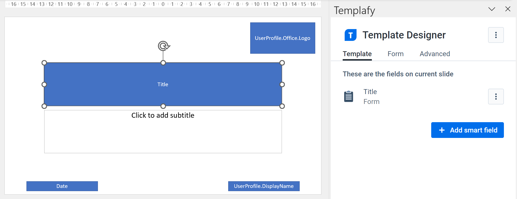 How to create Smart fields in PowerPoint – Templafy Help center