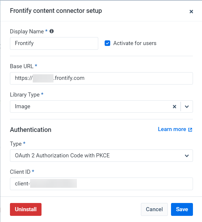 How to enable Frontify Content Connector – Templafy Help center