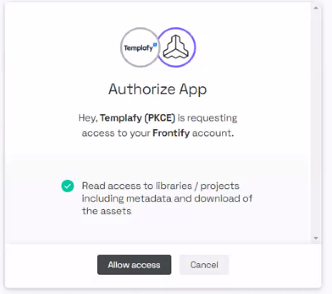 How to enable Frontify Content Connector – Templafy Help center