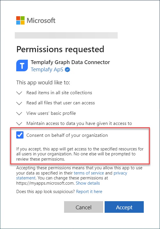 SharePoint Content Connector Permissions – Templafy Help center