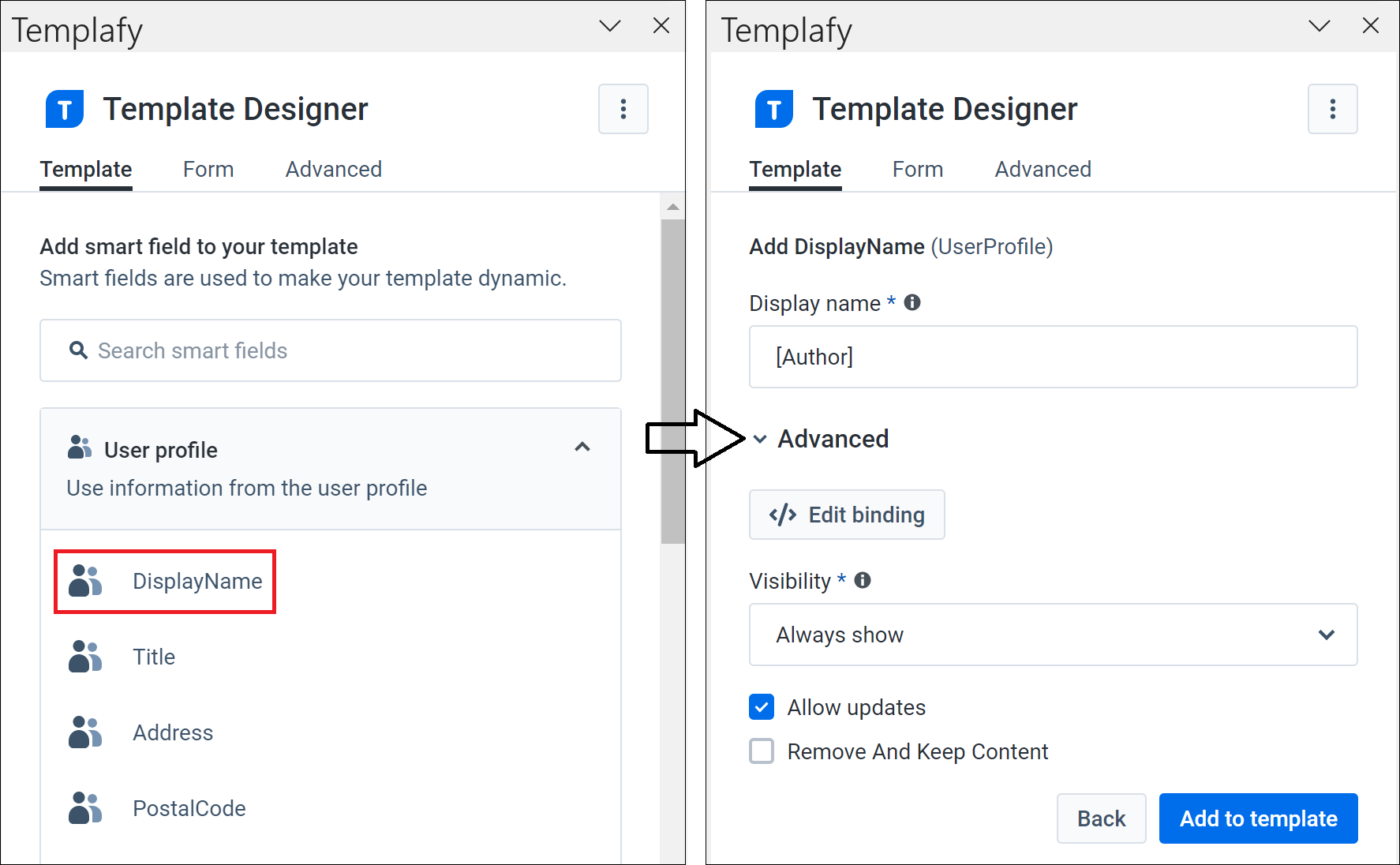 How to create Smart fields in Word – Templafy Help center