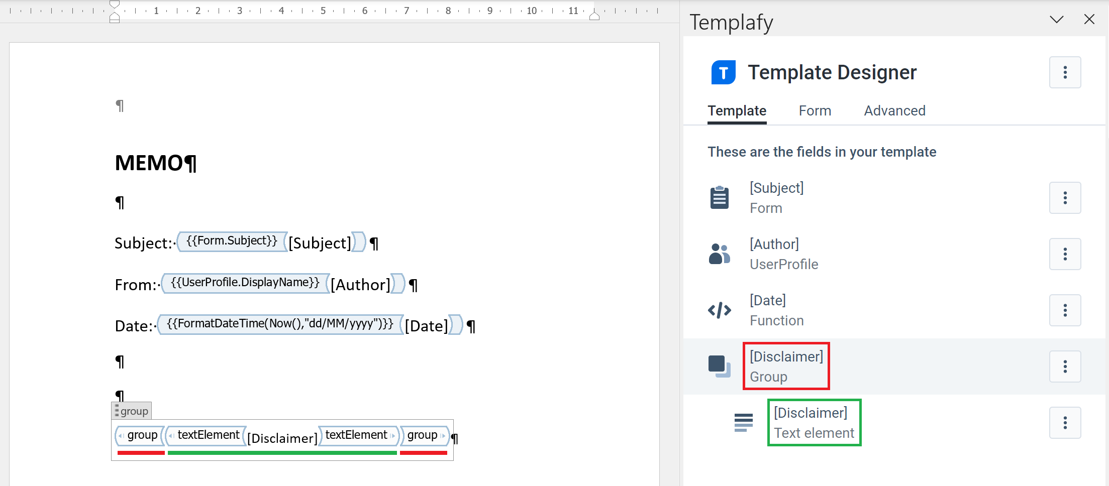 How to create Smart fields in Word – Templafy Help center