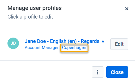 Editing the header of a User Profile – Templafy Help center