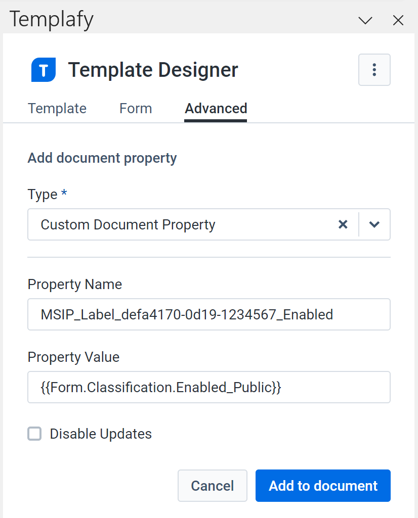 How to set up document classification with Sensitivity labels – Templafy Help center