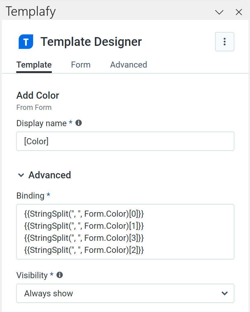 How To Separate Multiple Pieces Of Text Using Stringsplit Templafy Help Center 