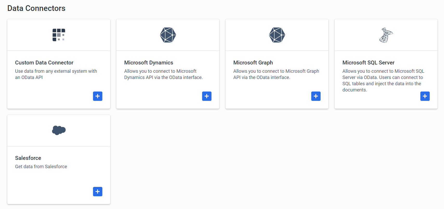 Data Connectors – Templafy Help center