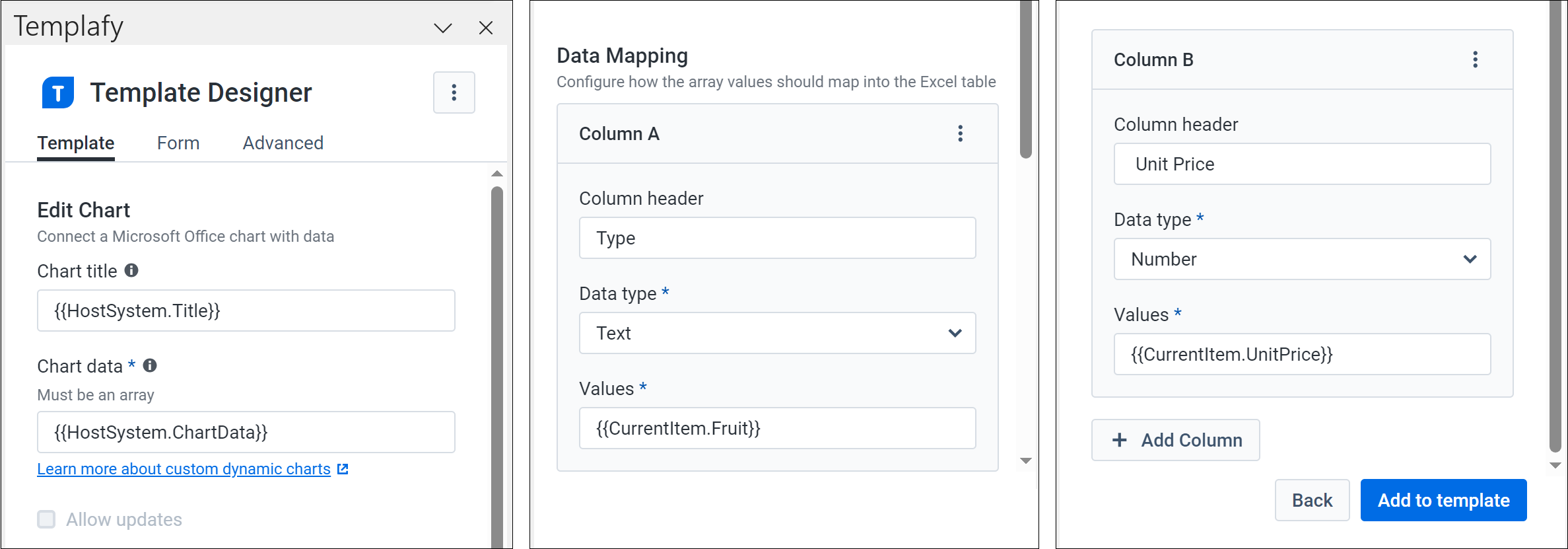 How To Create Custom Chart Bindings Templafy Help Center