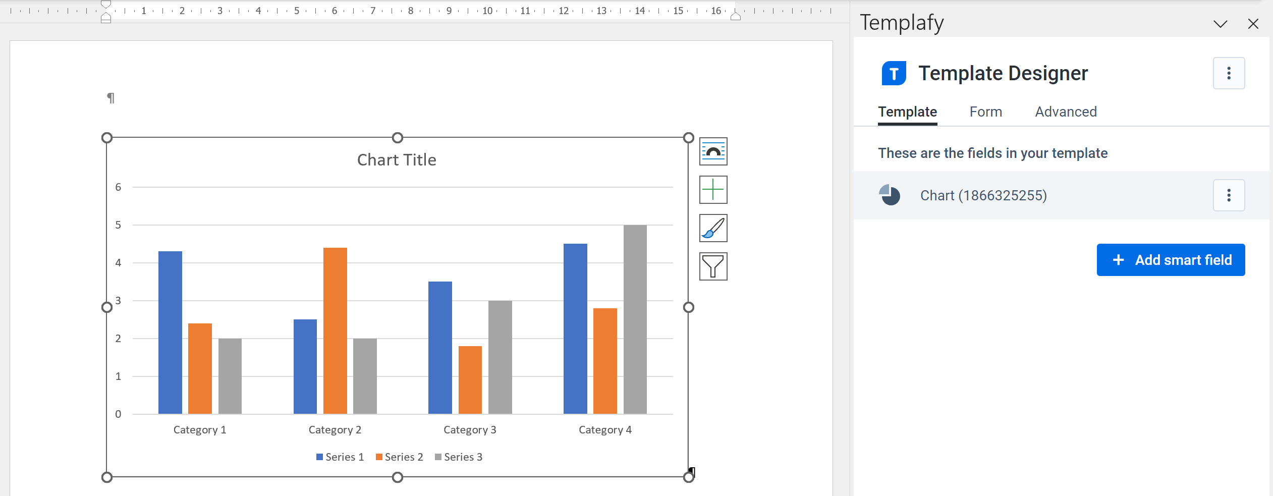 How to create custom chart bindings – Templafy Help center