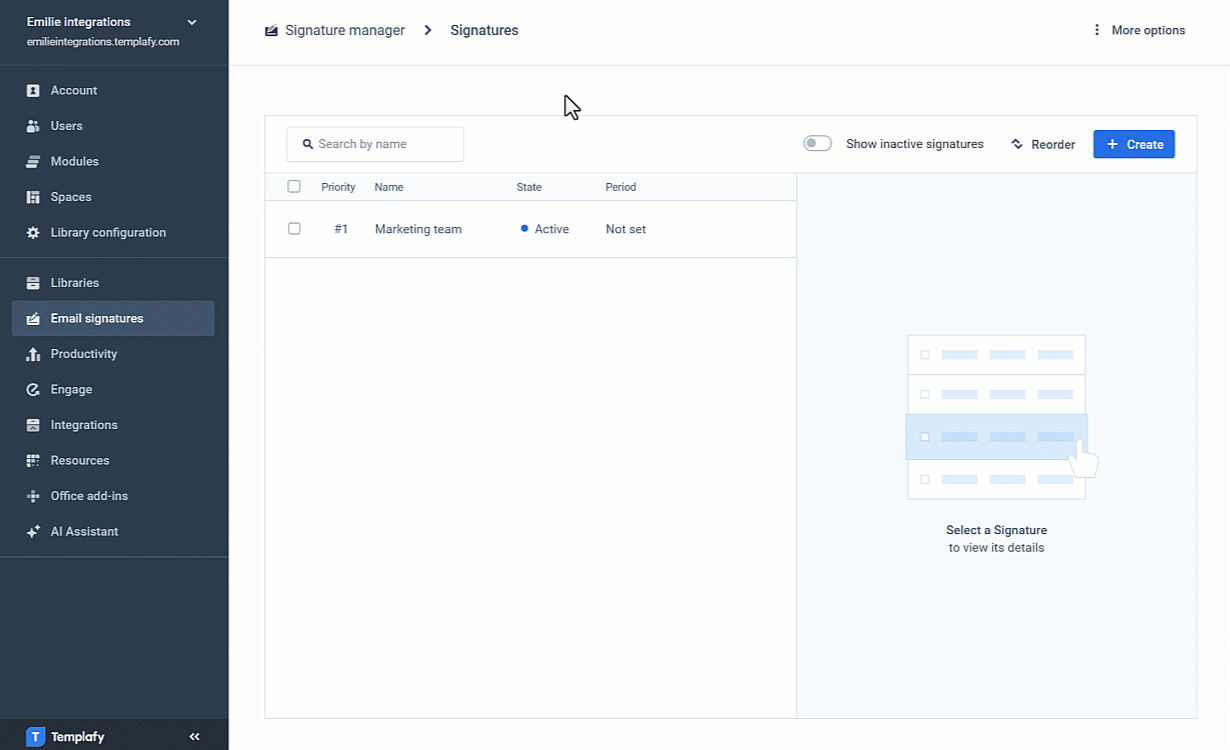 How to create email signature parts – Templafy Help center