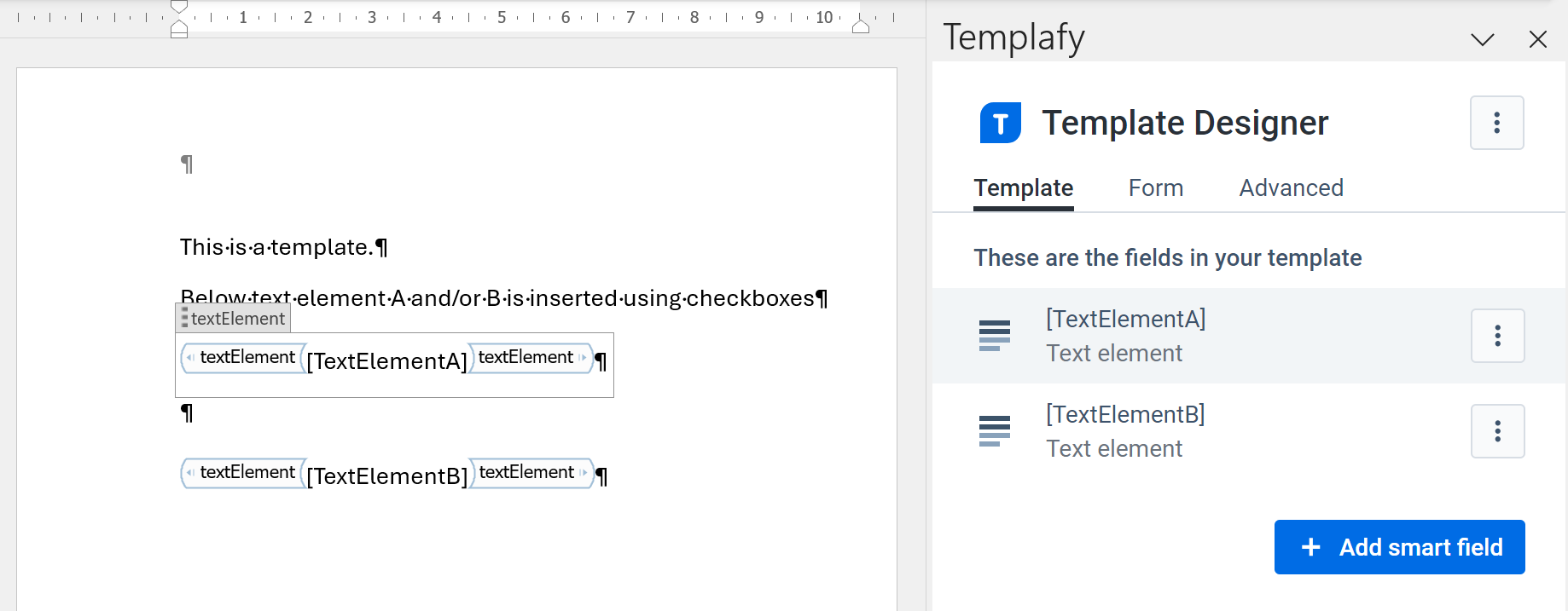 How To Dynamically Insert Text Elements From The Library In A Document Templafy Help Center