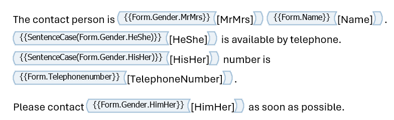 How To Insert Different Values By Selecting One Option From A Dropdown Templafy Help Center