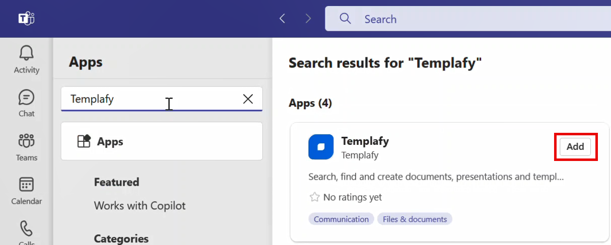 How to configure the Templafy app in Microsoft Teams – Templafy Help center