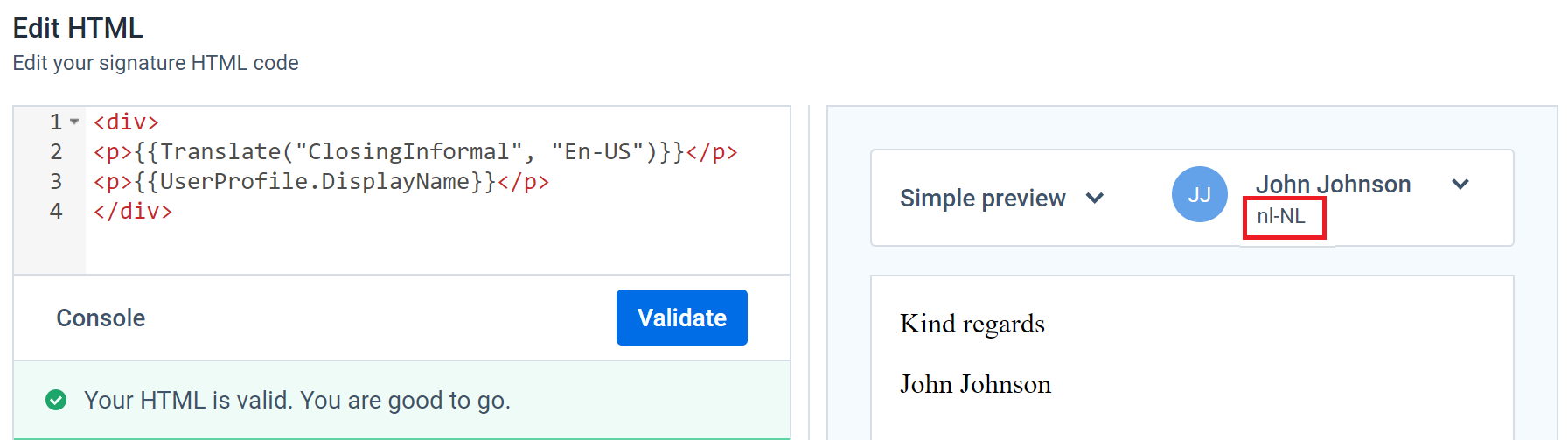 Email Signatures - HTML best practices – Templafy Help center