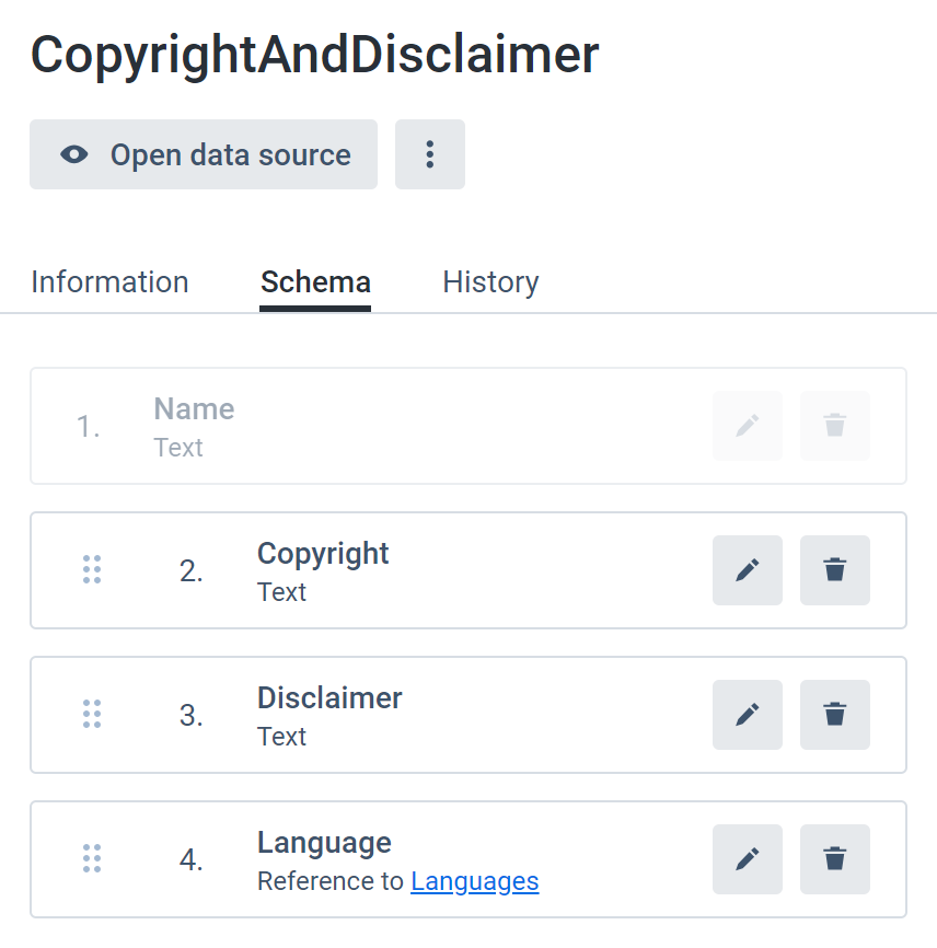 How to show copyright and disclaimer text in the document language set ...