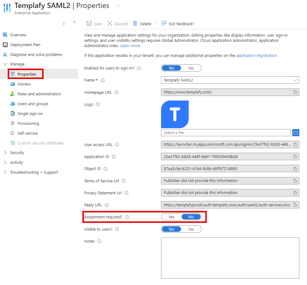 How to setup SSO with Microsoft Entra ID - SAML2 – Templafy Help center
