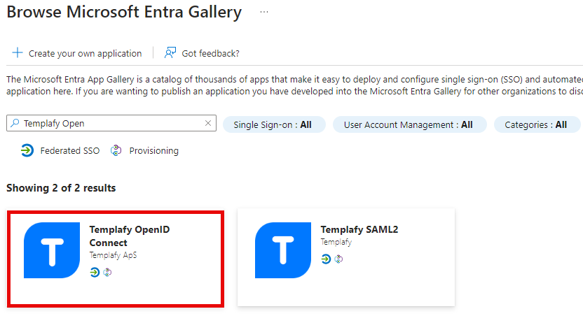 How to setup SSO with Microsoft Entra ID - OpenID Connect – Templafy ...