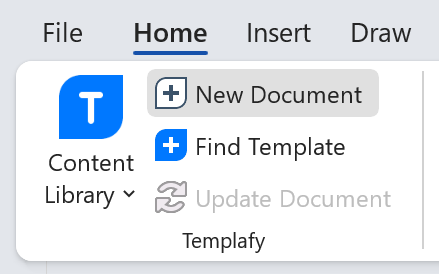 How to create a blank template – Templafy Help center