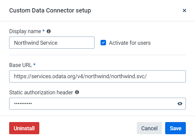 How to enable a Custom Data Connector – Templafy Help center