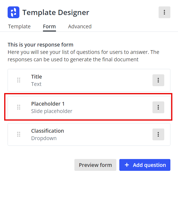 What is a text element placeholder and slide placeholder in the ...