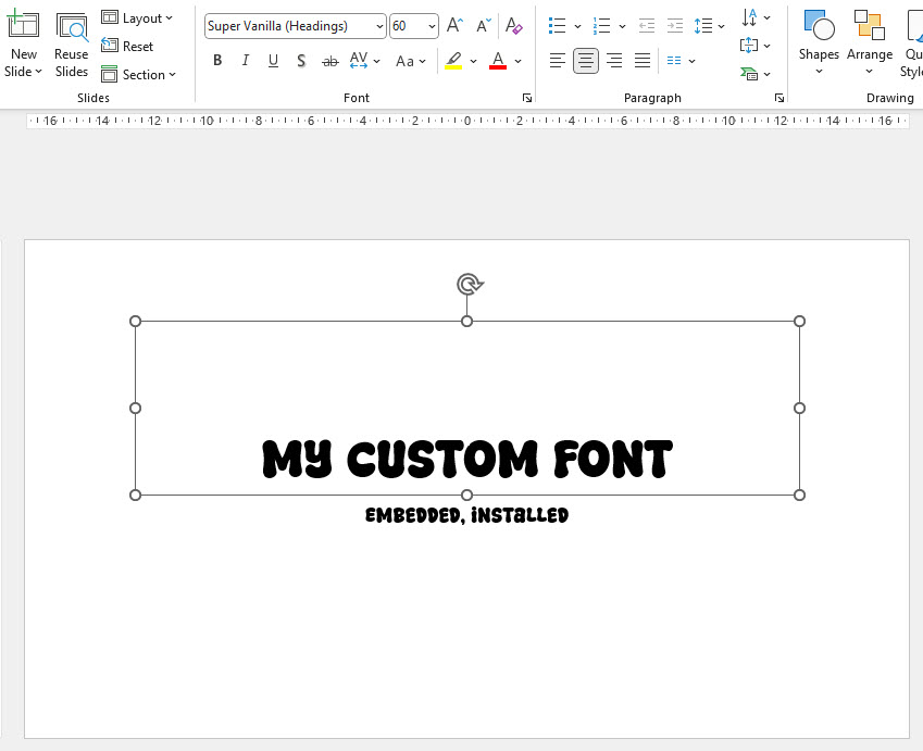 How embedded custom fonts behave with Templafy – Templafy Help center