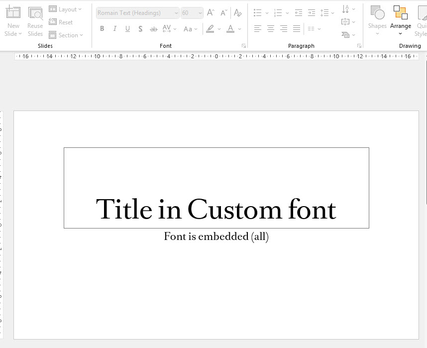How embedded custom fonts behave with Templafy – Templafy Help center
