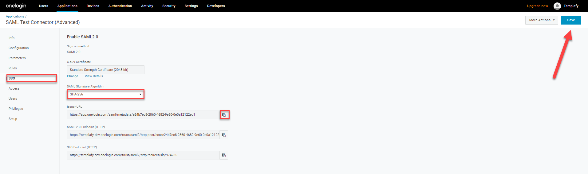 How to setup SSO with OneLogin – Templafy Help center
