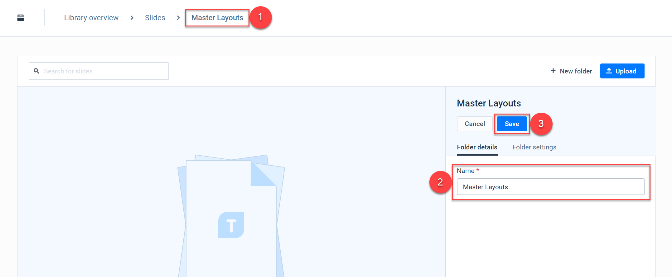 How to create and rename folders in Libraries – Templafy Help center