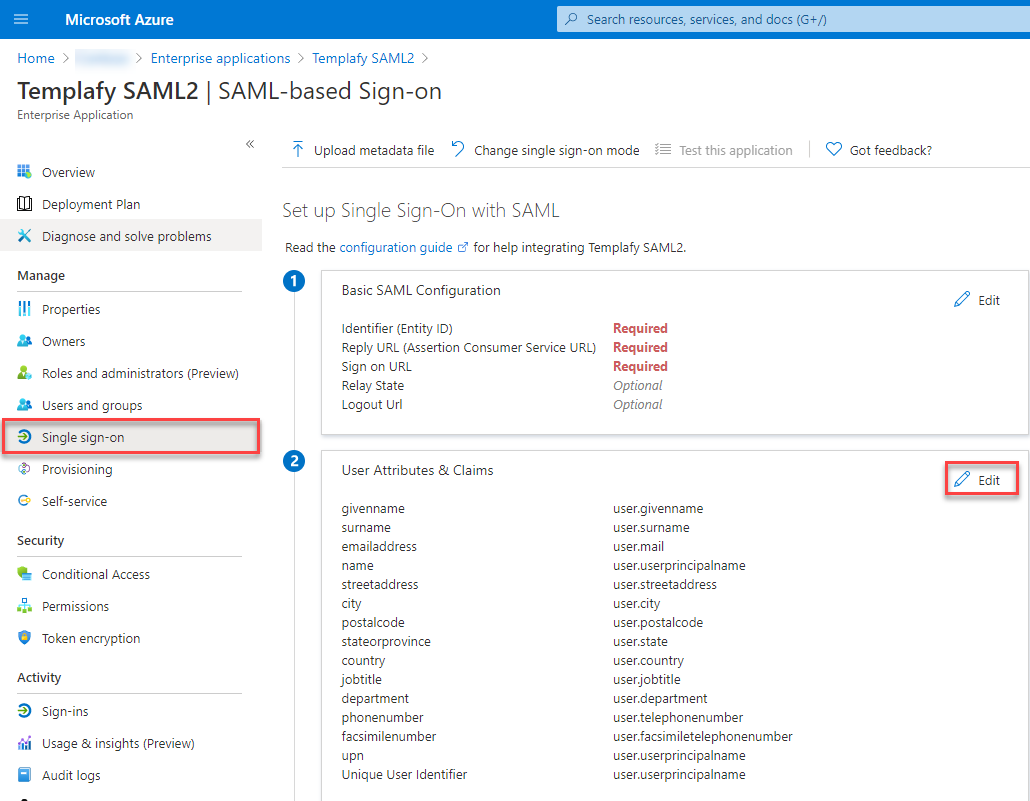 How to setup SSO with Microsoft Entra ID - SAML2 – Knowledge Base