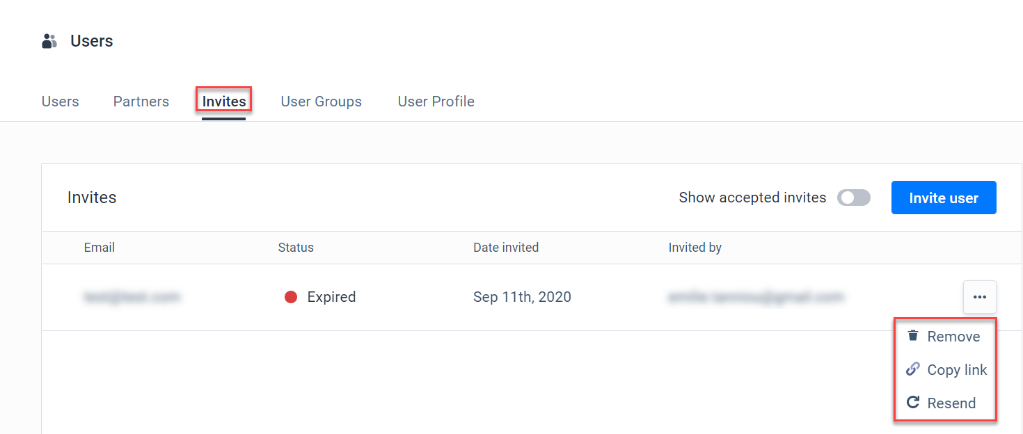 Invites – Templafy Help center