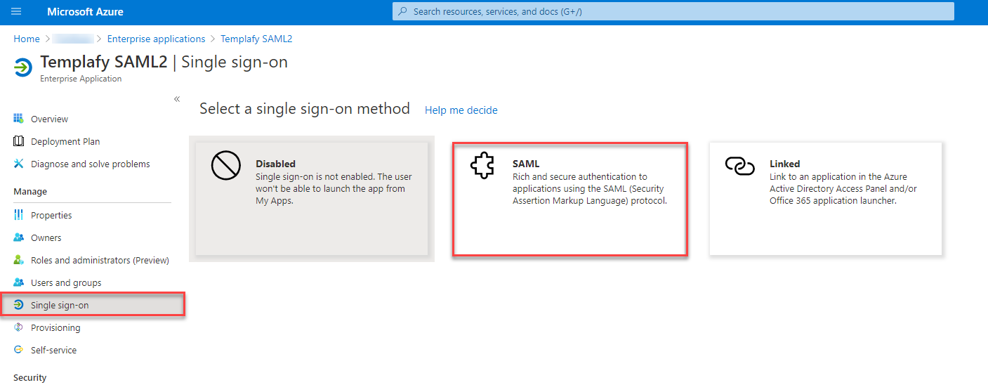 How to setup SSO with Microsoft Entra ID - SAML2 – Templafy Help center