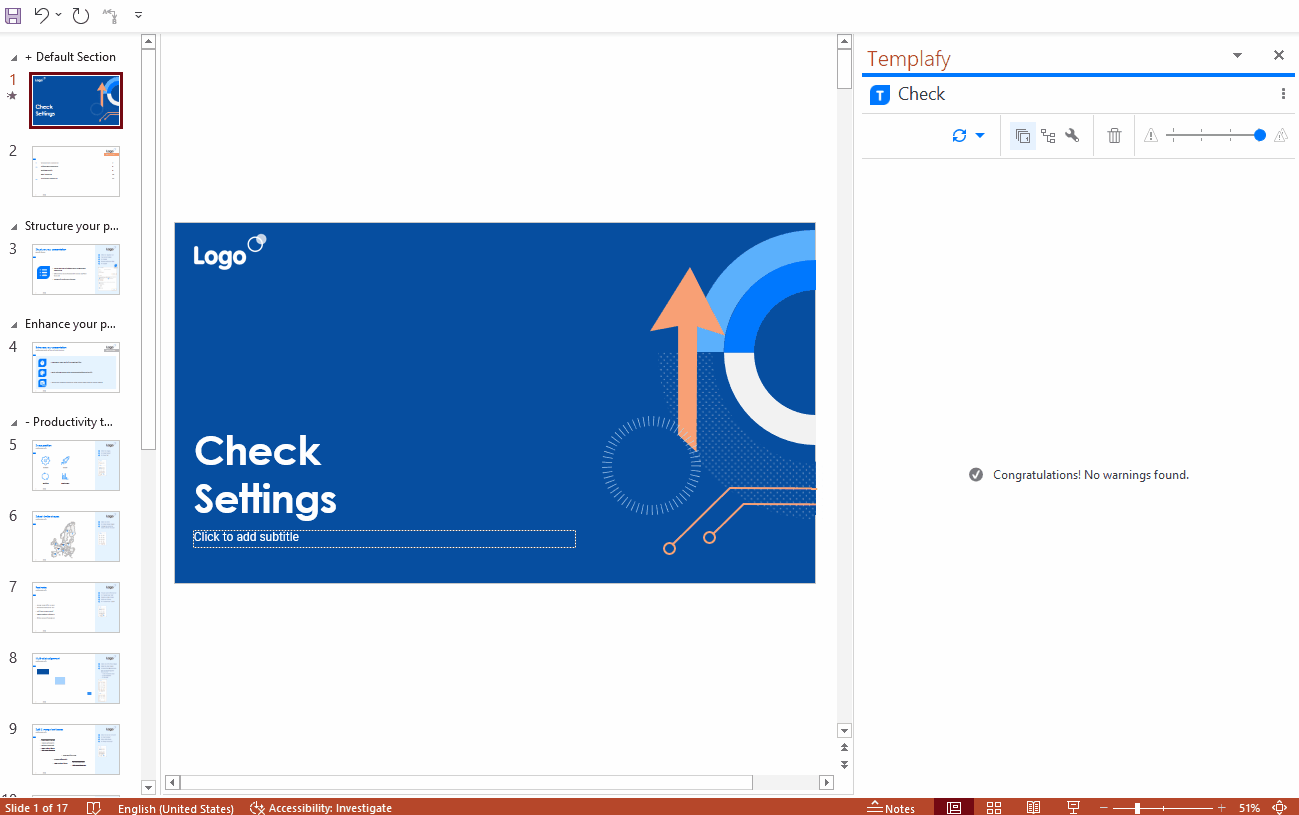 Check settings – Knowledge Base