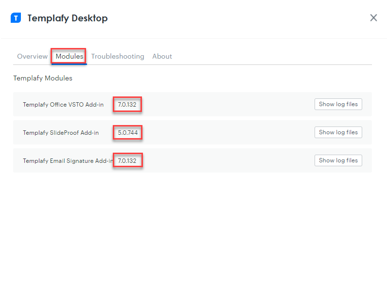 How to find out which Templafy version you're running – Templafy Help ...