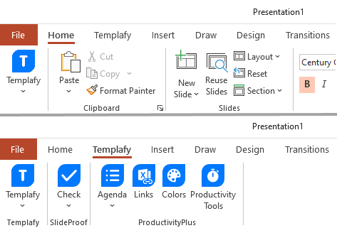 Advanced settings of Office add-ins (More options) – Templafy Help center