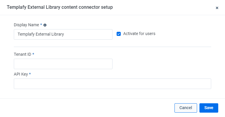 How to enable Templafy External Library Content Connector – Templafy Help center