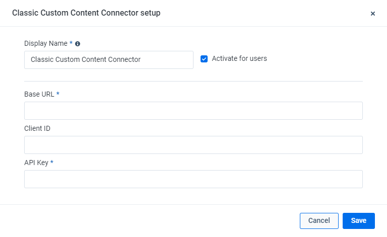 How to enable a Classic Custom Content Connector – Templafy Help center