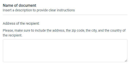 How to allow a user to input free text in the response form – Templafy ...
