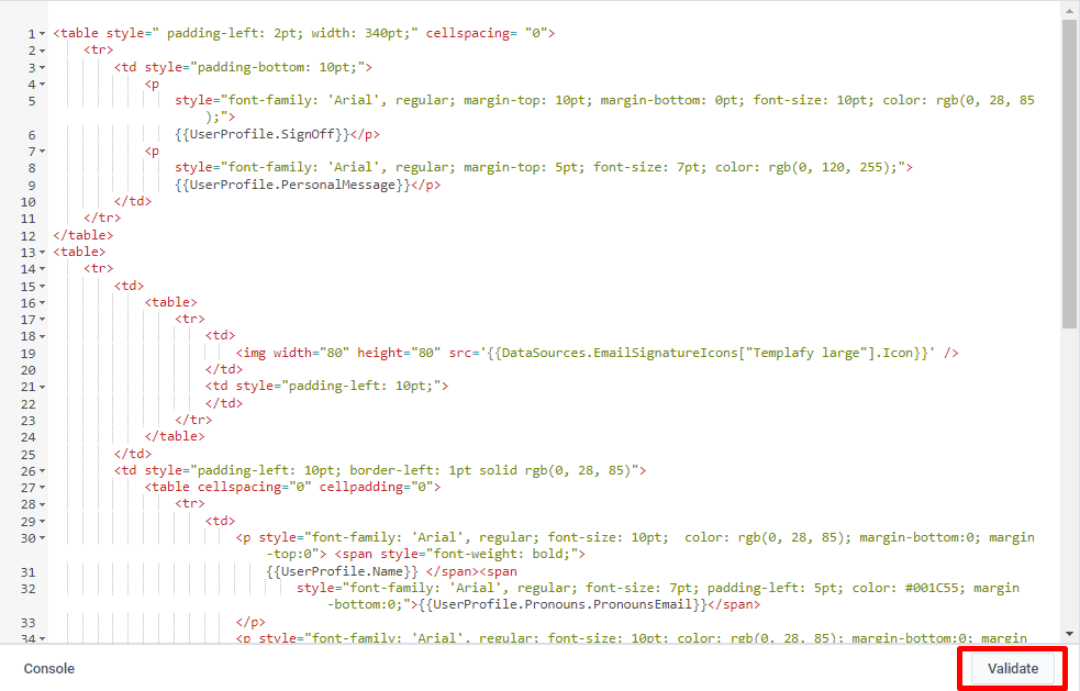 How to design email signature parts with the HTML Editor – Templafy ...