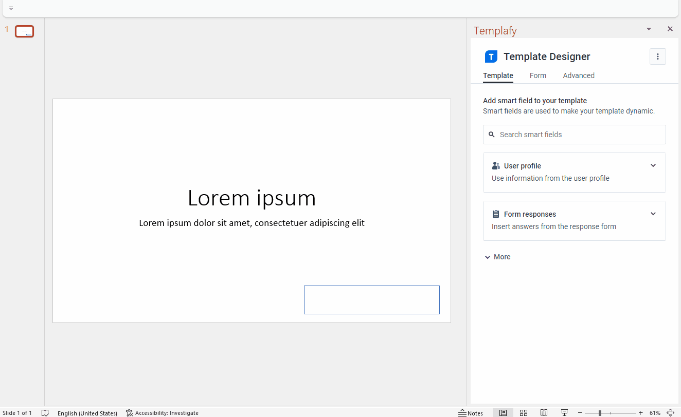 How to insert specific data from an External Data Source in a template – Templafy Help center
