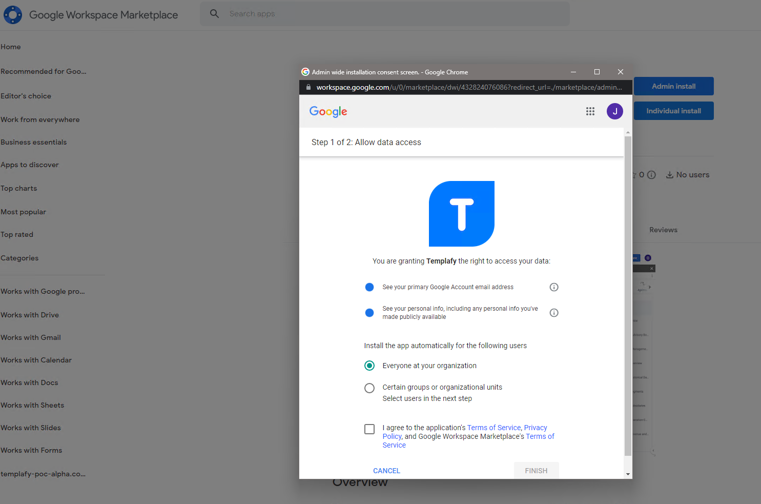 How to configure the Templafy Library Taskpane in Google Docs, and Slides – Templafy Help center