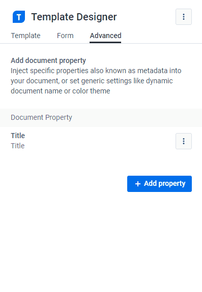How to edit template settings and properties – Templafy Help center