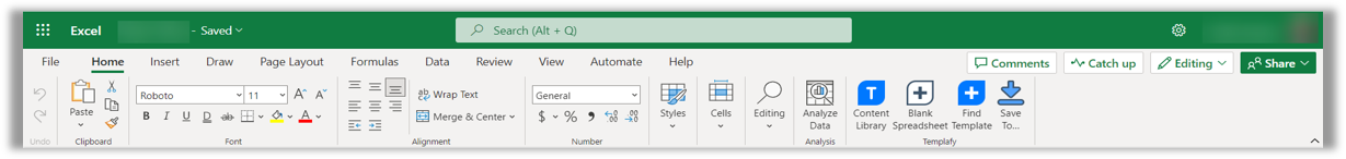Which Library buttons can be accessed from the ribbon on PC, Mac, and ...